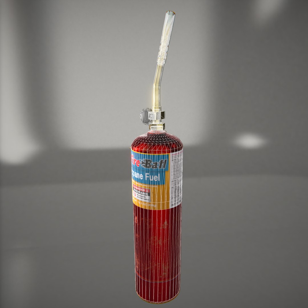 D Model Pbr Propane Torch TurboSquid