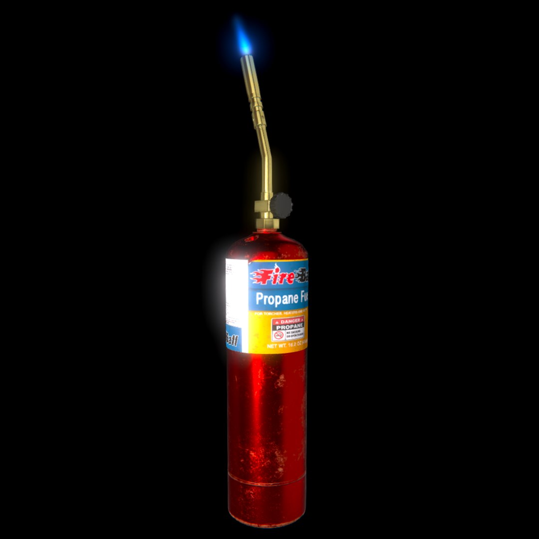 3D model pbr propane torch - TurboSquid 1237196