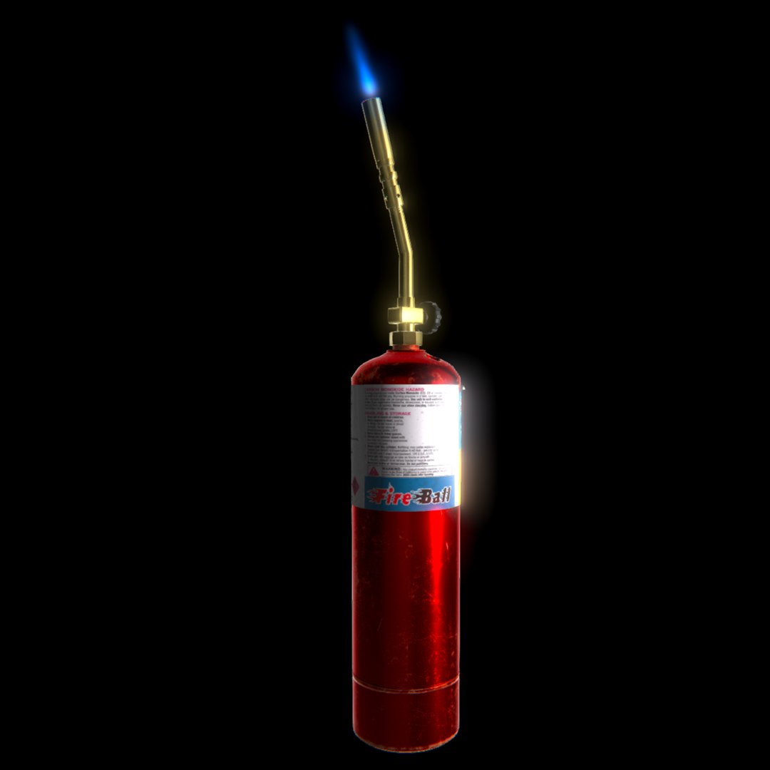 D Model Pbr Propane Torch TurboSquid
