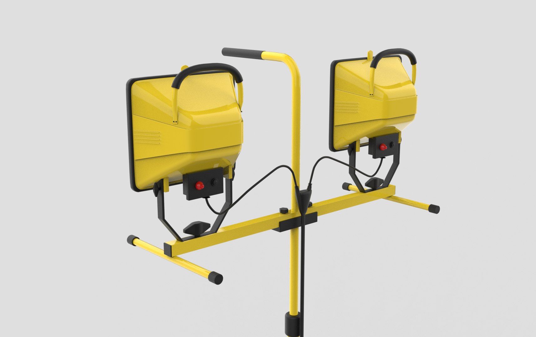 Halogen Work Lights 3D Model Model - TurboSquid 2332199