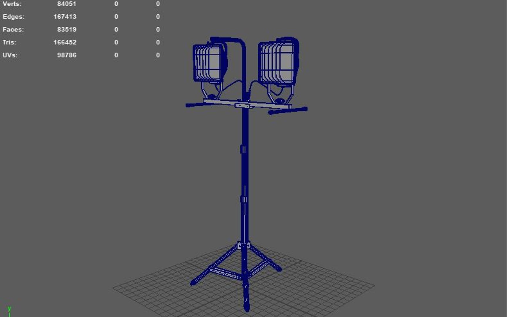 Halogen Work Lights 3D Model Model - TurboSquid 2332199