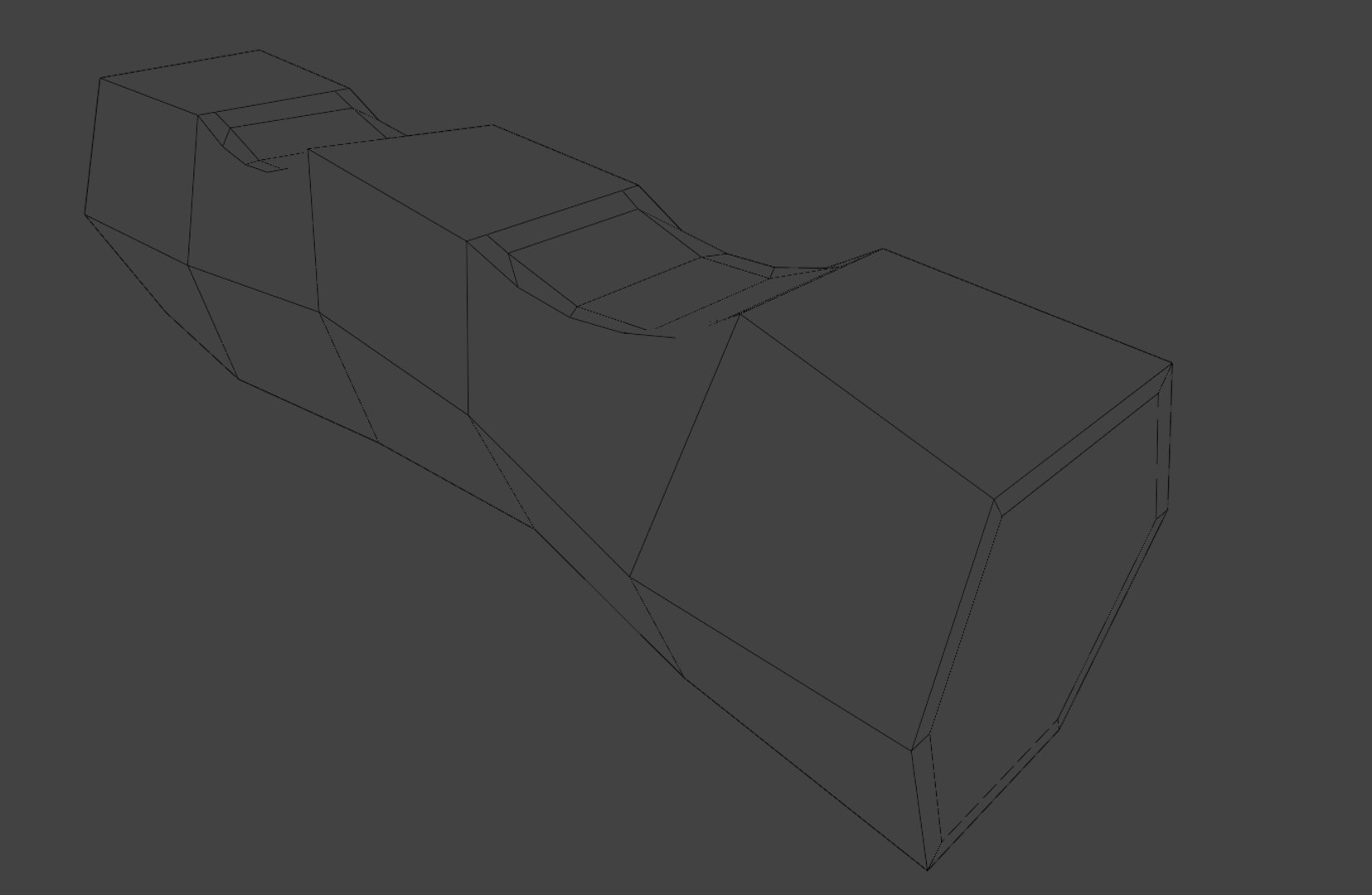 Free low-poly log bench 3D - TurboSquid 1591705