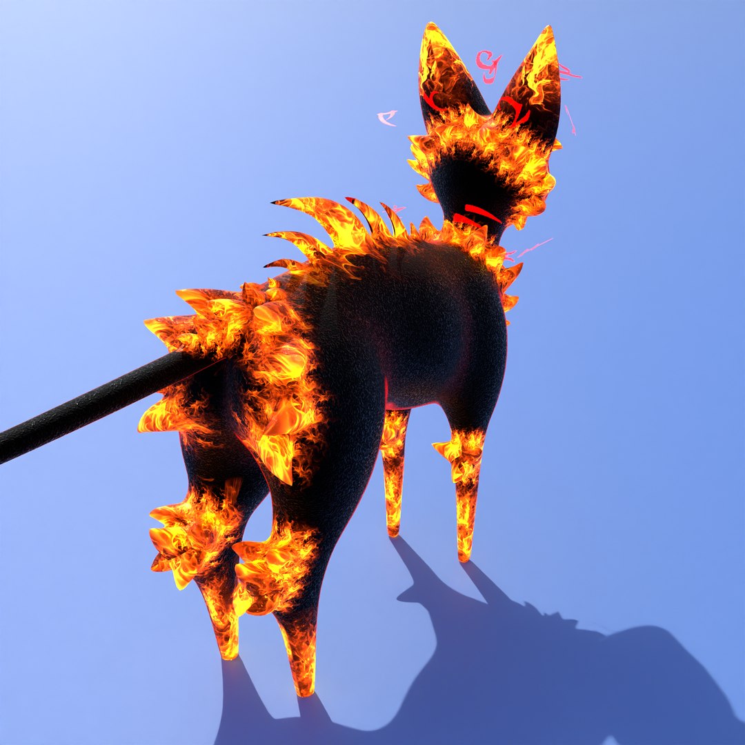 3D Volcano Cat - TurboSquid 2288507