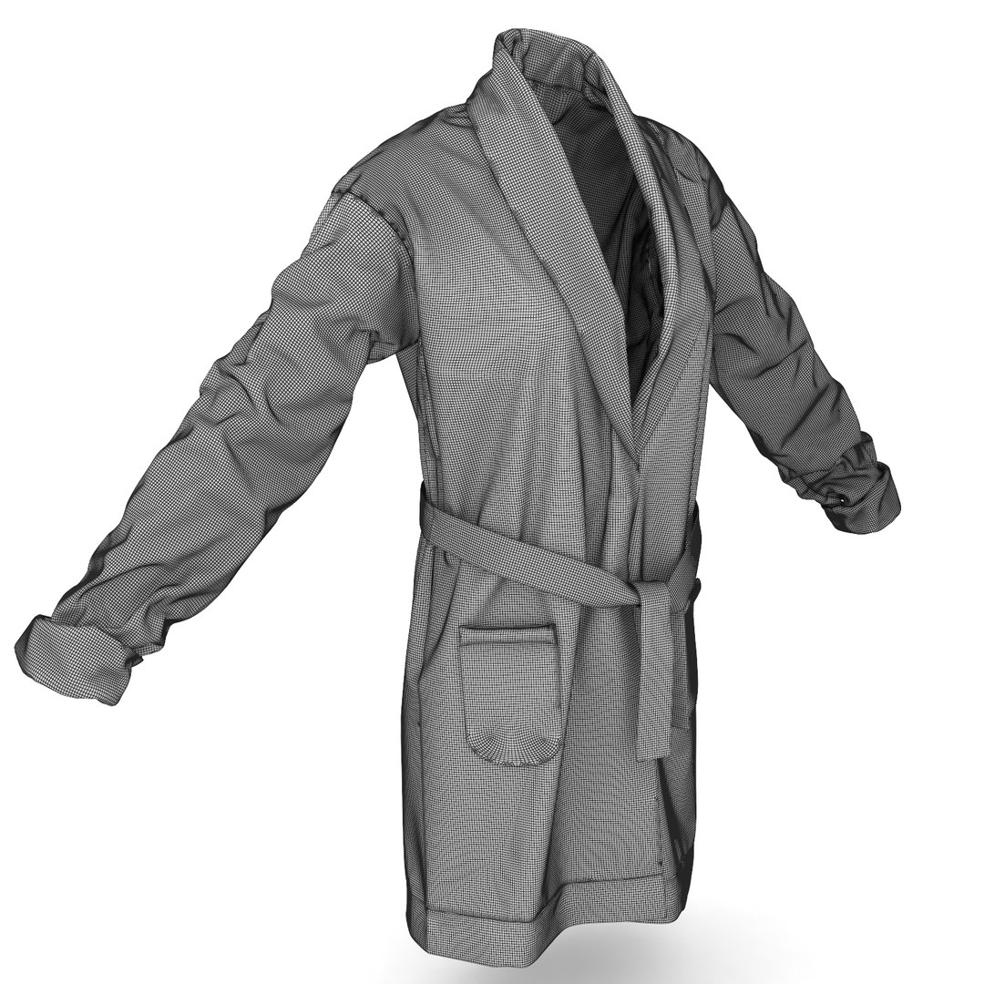 Women S Bathrobe 3D Model - TurboSquid 1448384