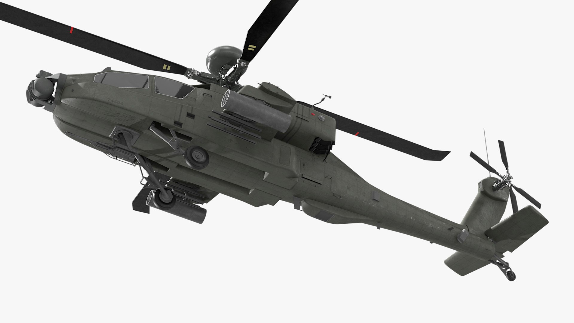 3D Attack Helicopter AH-64D Apache Model - TurboSquid 2384631