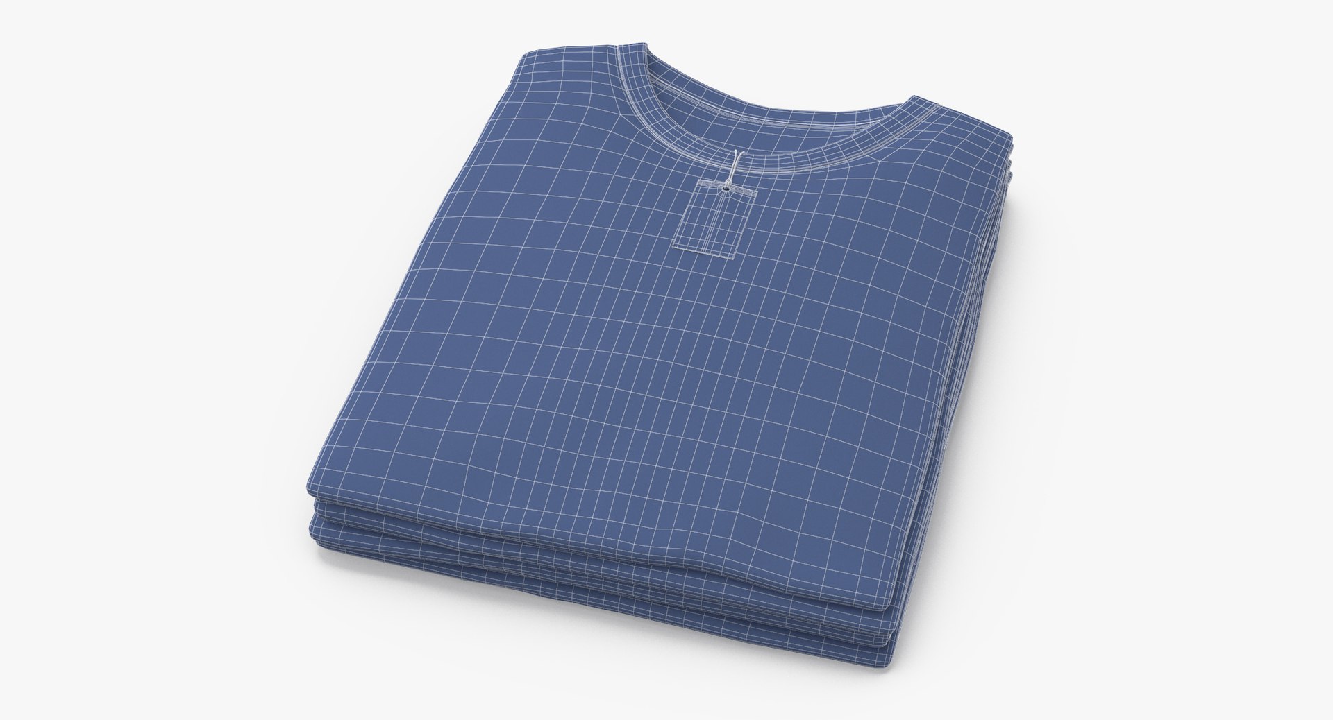 Male Crew Neck Folded 3D Model - TurboSquid 1194309