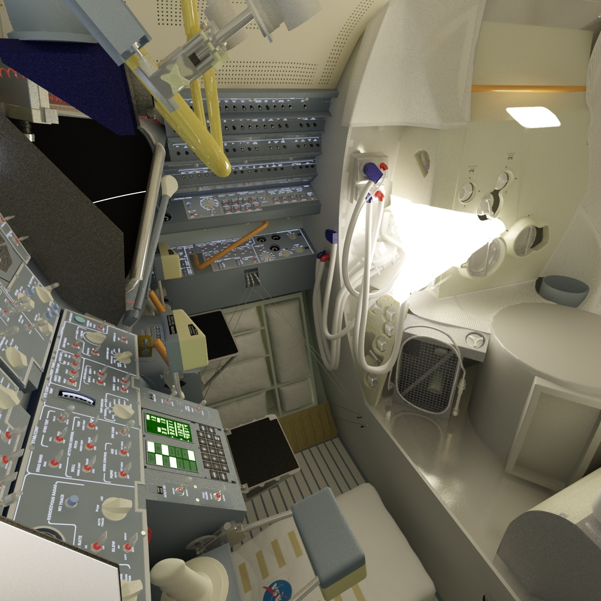 max lunar module interior