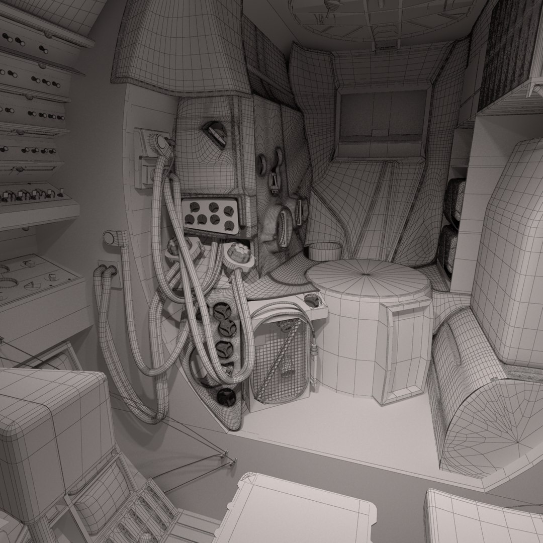 Max Lunar Module Interior