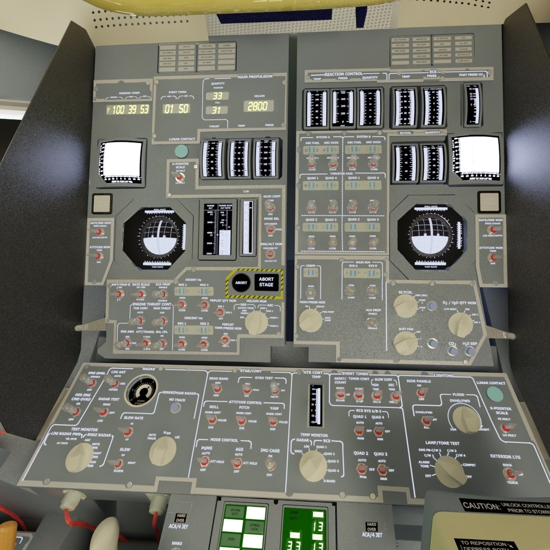Max Lunar Module Interior