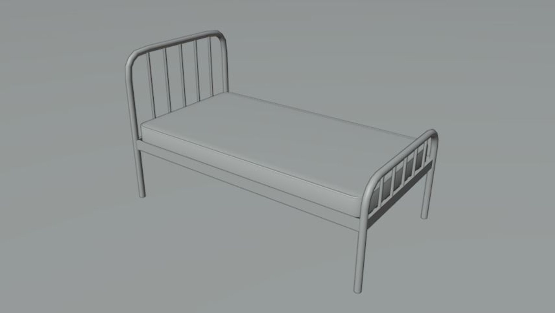 3D Model Prison Bed - TurboSquid 2133525