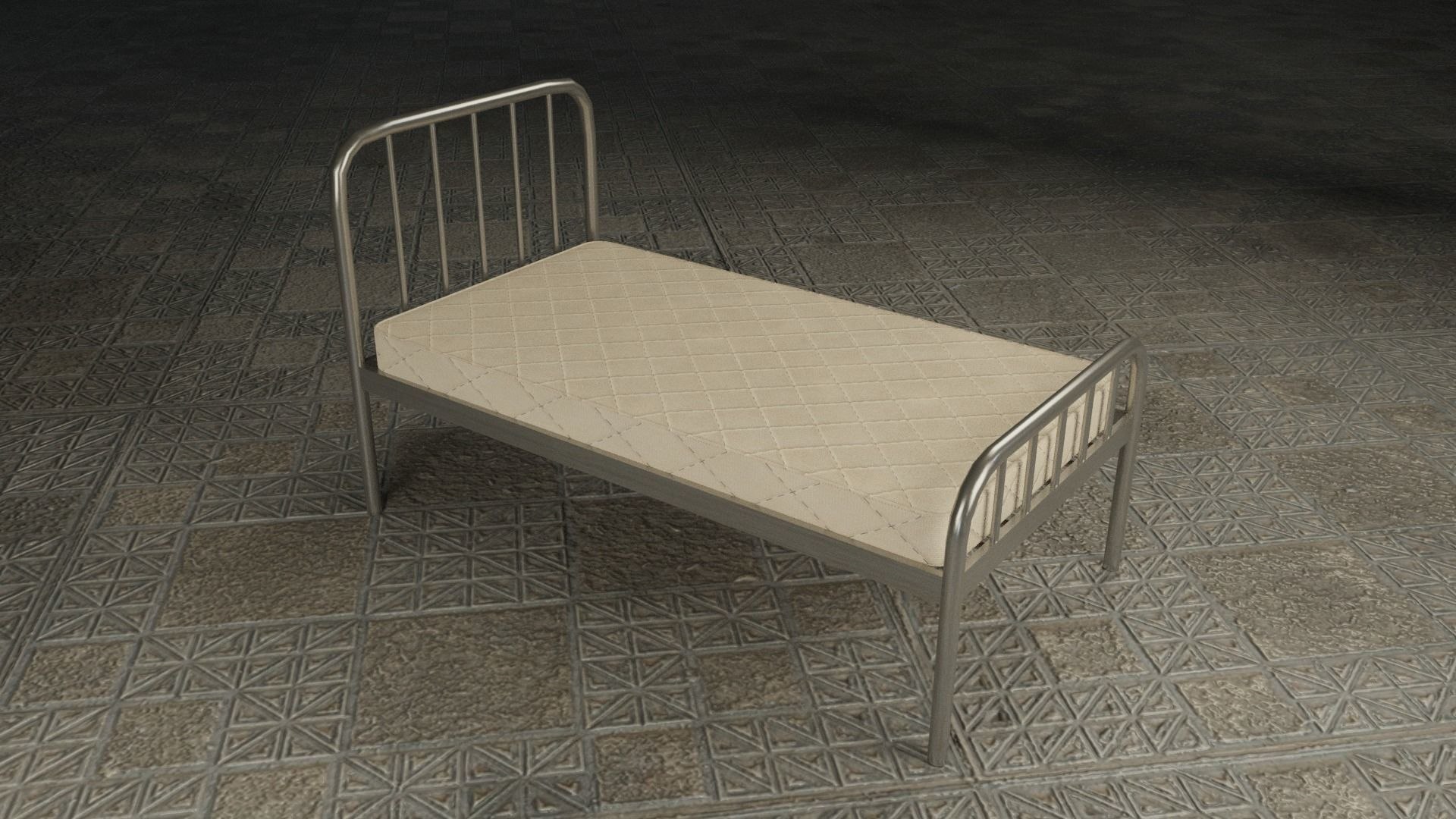 3D Model Prison Bed - TurboSquid 2133525
