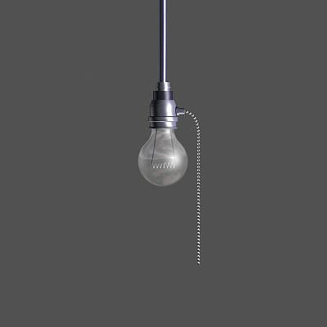 3d Light Bulb