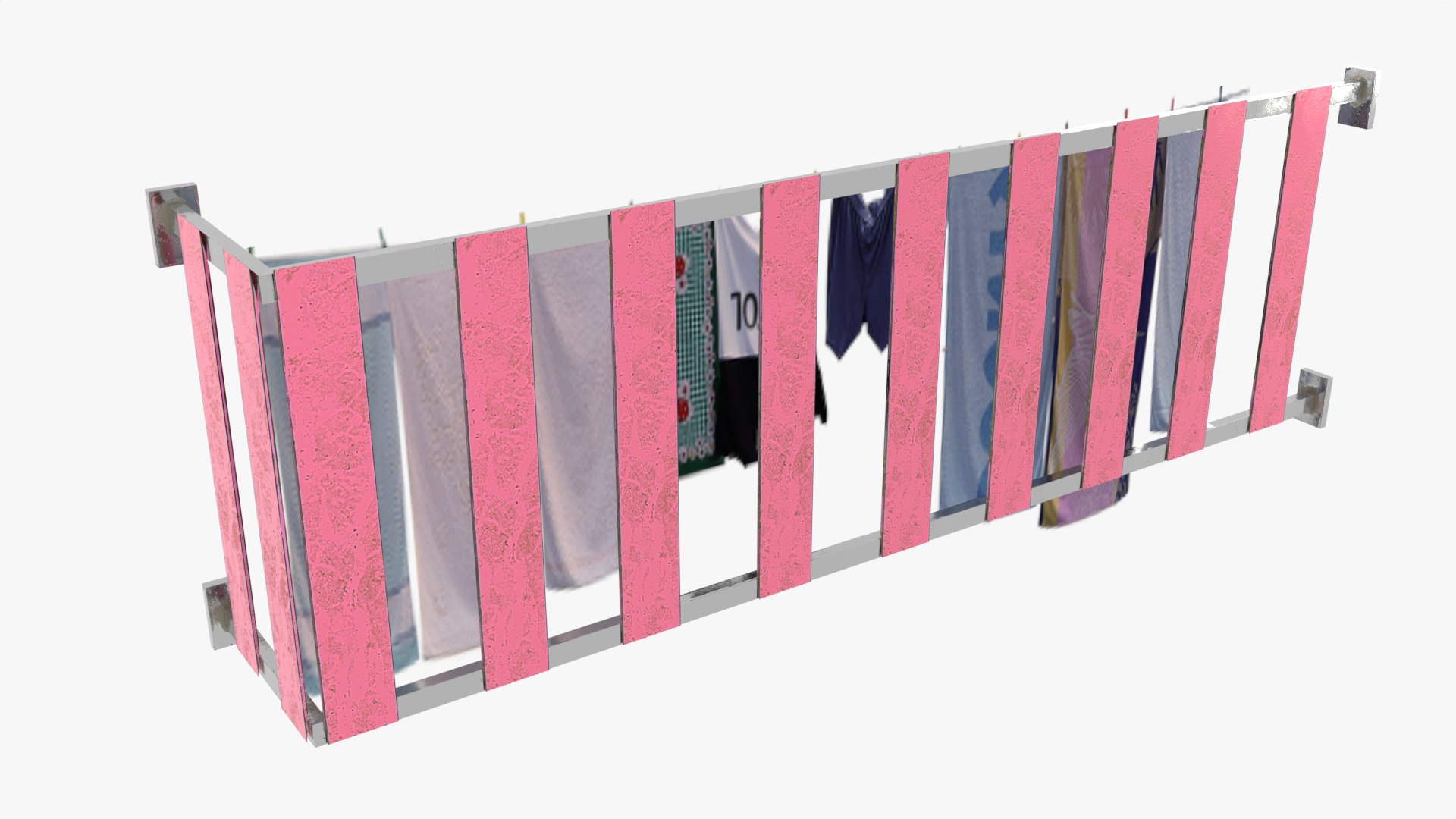 3D Clothes Rack - TurboSquid 1847609