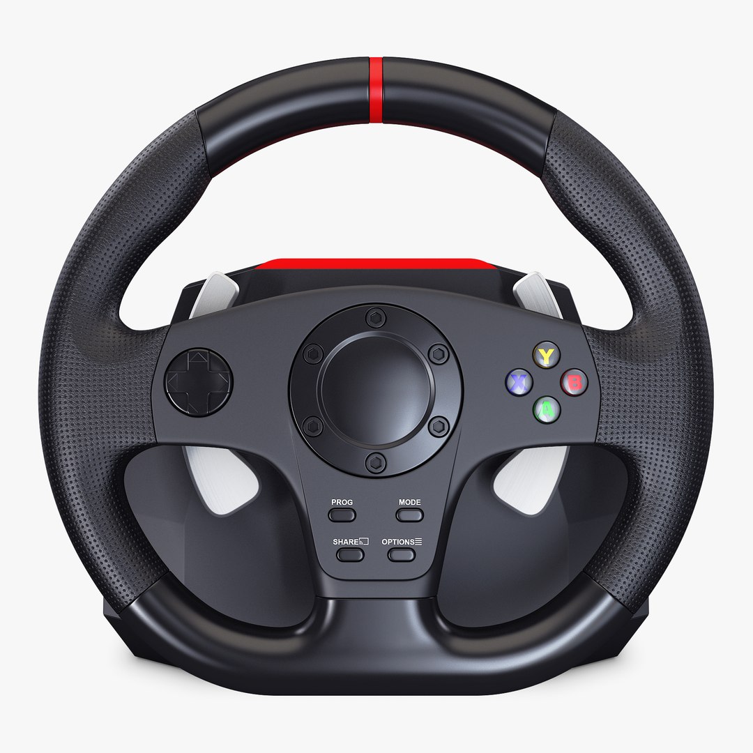 3D model Racing Steering Wheel Game Control M 1 - TurboSquid 2093158