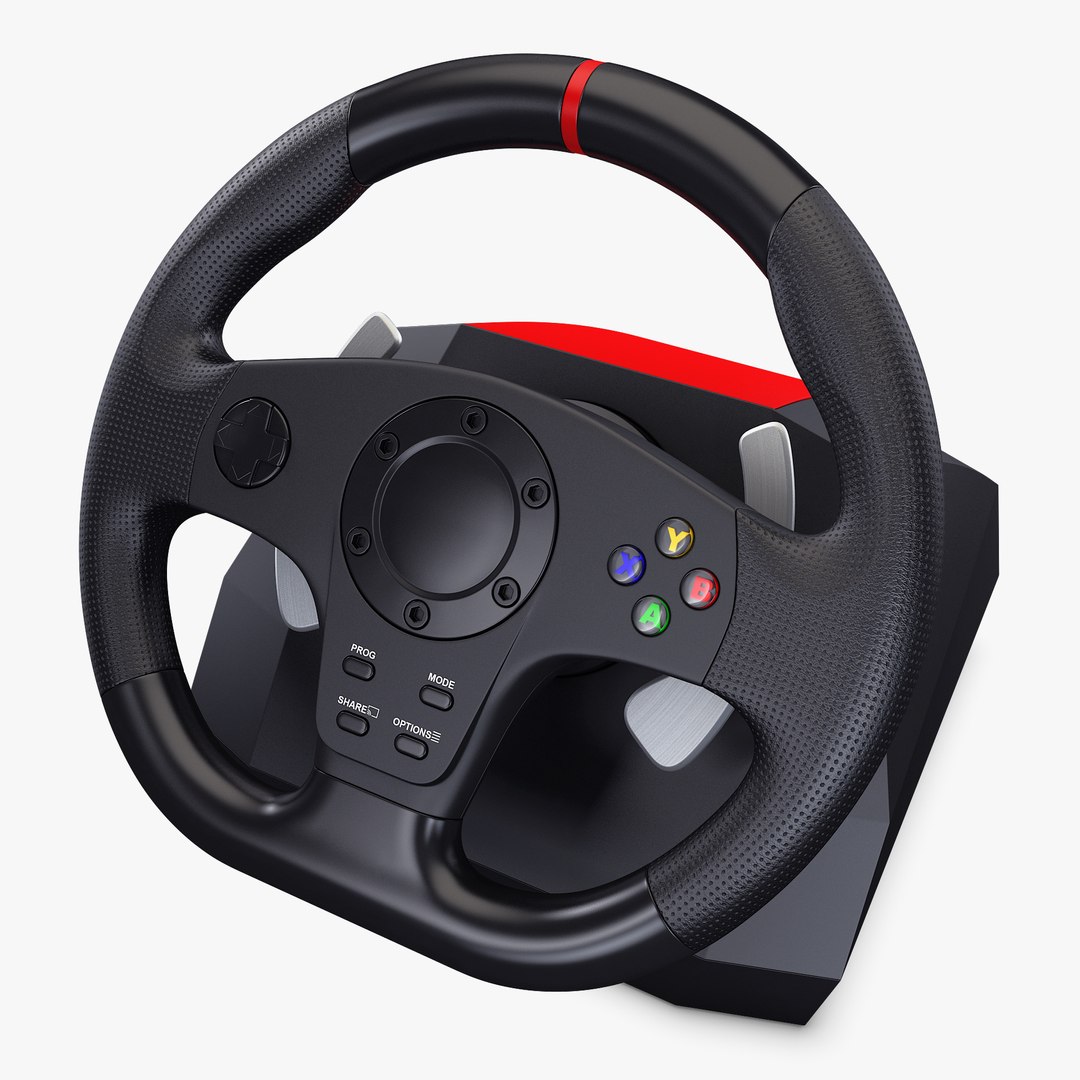 3D model Racing Steering Wheel Game Control M 1 - TurboSquid 2093158