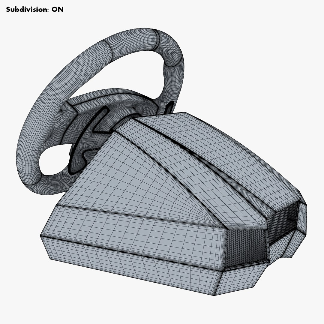3D model Racing Steering Wheel Game Control M 1 - TurboSquid 2093158