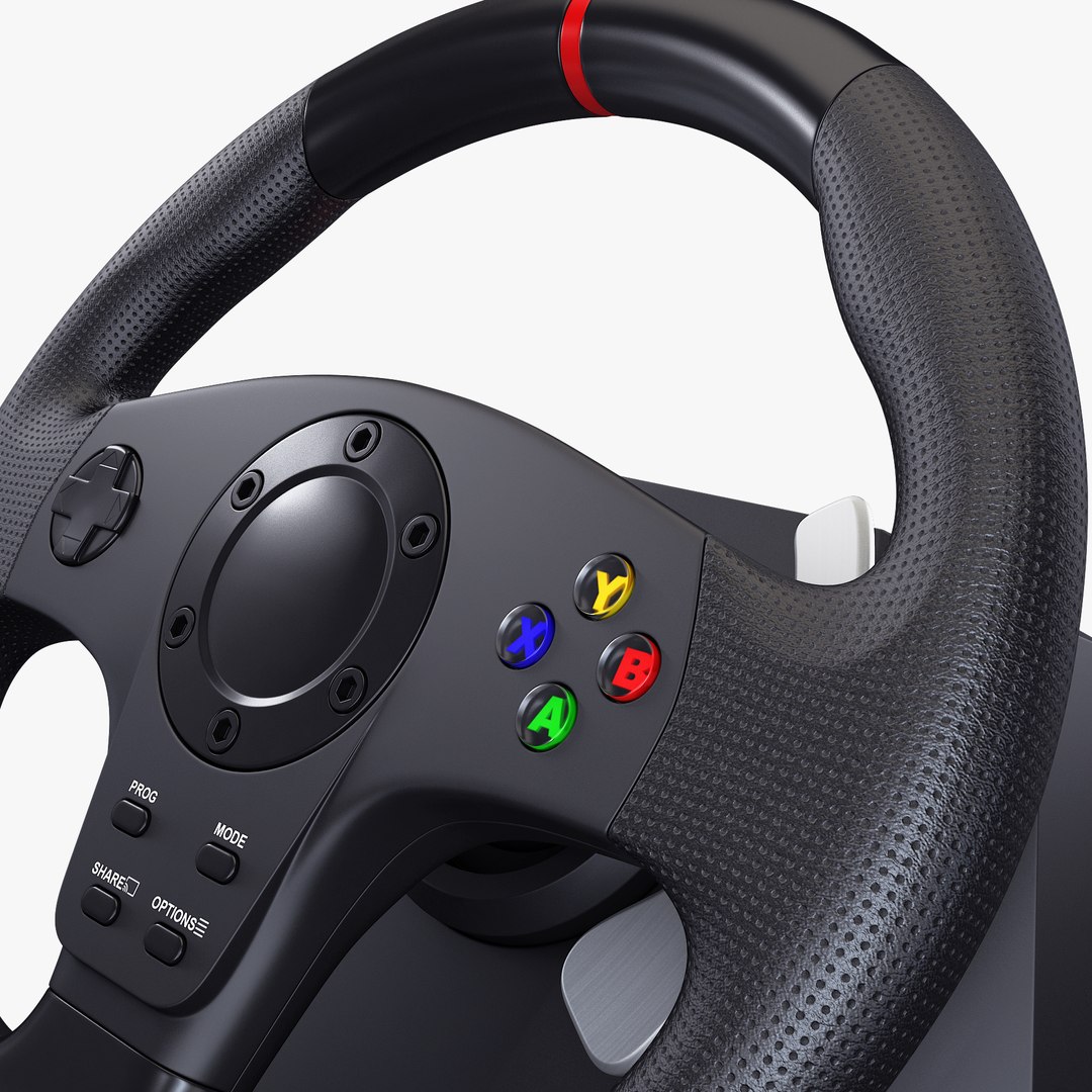 3D model Racing Steering Wheel Game Control M 1 - TurboSquid 2093158