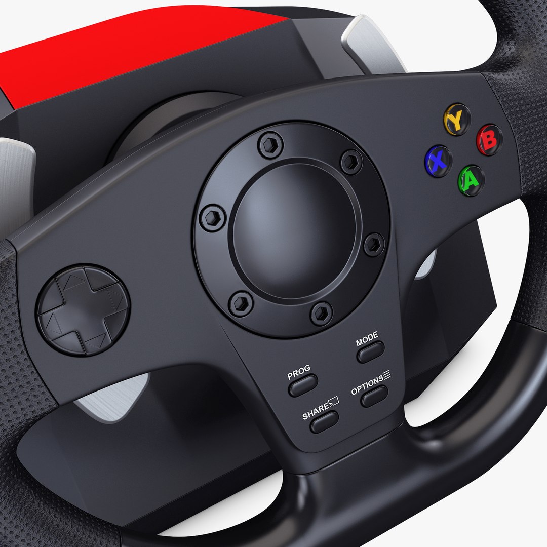 3D model Racing Steering Wheel Game Control M 1 - TurboSquid 2093158