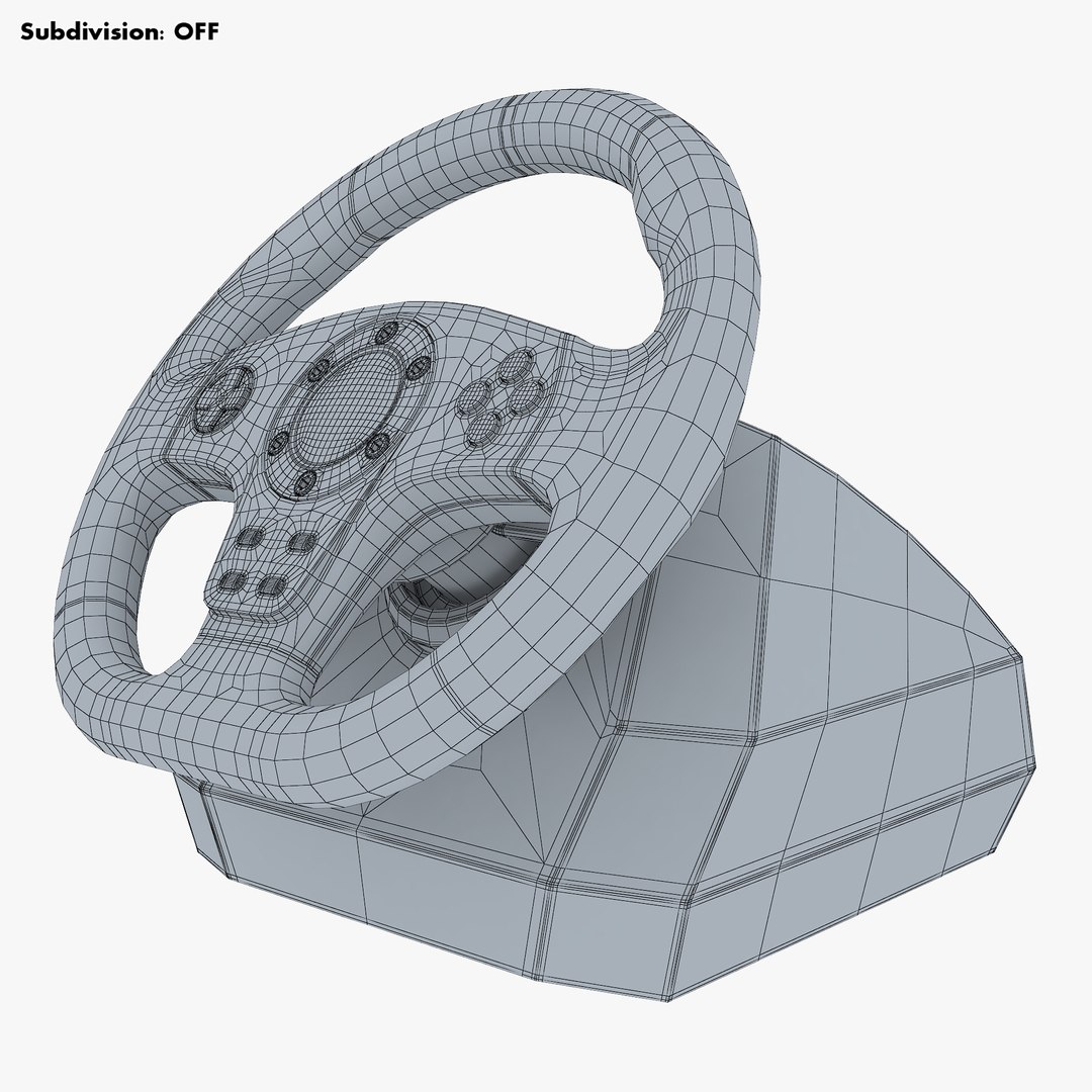 3D model Racing Steering Wheel Game Control M 1 - TurboSquid 2093158