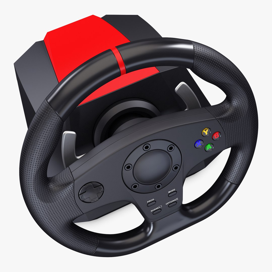 3D model Racing Steering Wheel Game Control M 1 - TurboSquid 2093158