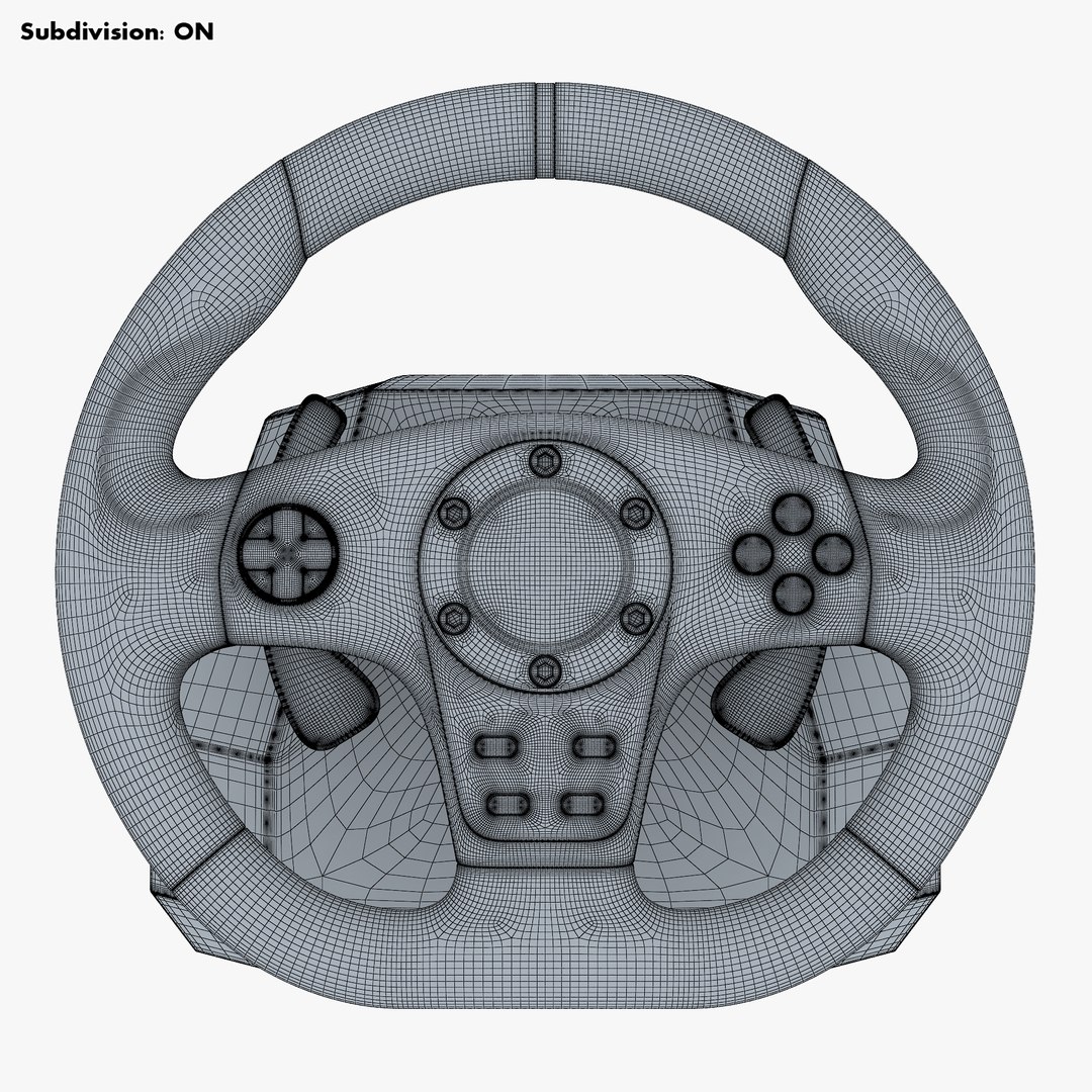 3D model Racing Steering Wheel Game Control M 1 - TurboSquid 2093158