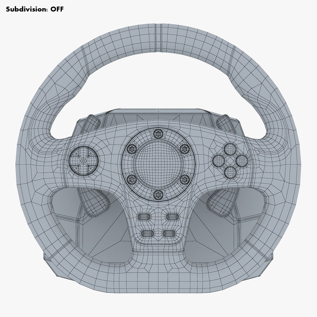 3D model Racing Steering Wheel Game Control M 1 - TurboSquid 2093158