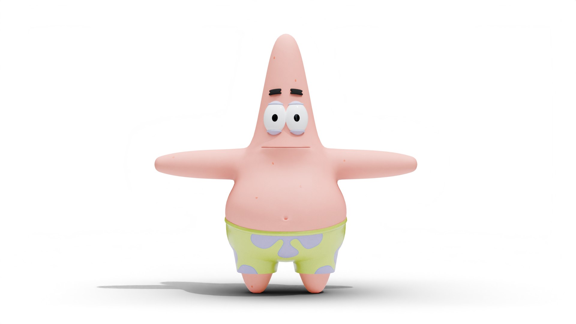 Patrick Star - SpongeBob 3D - TurboSquid 2470008