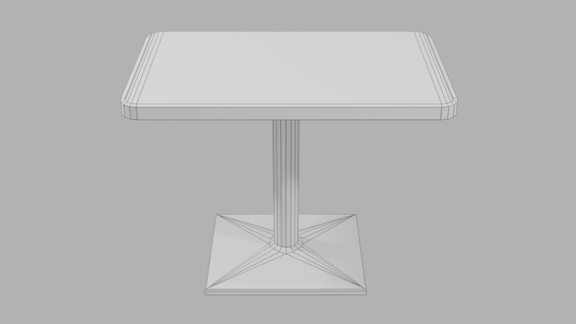 Free Cafeteria Table Model - TurboSquid 2153273
