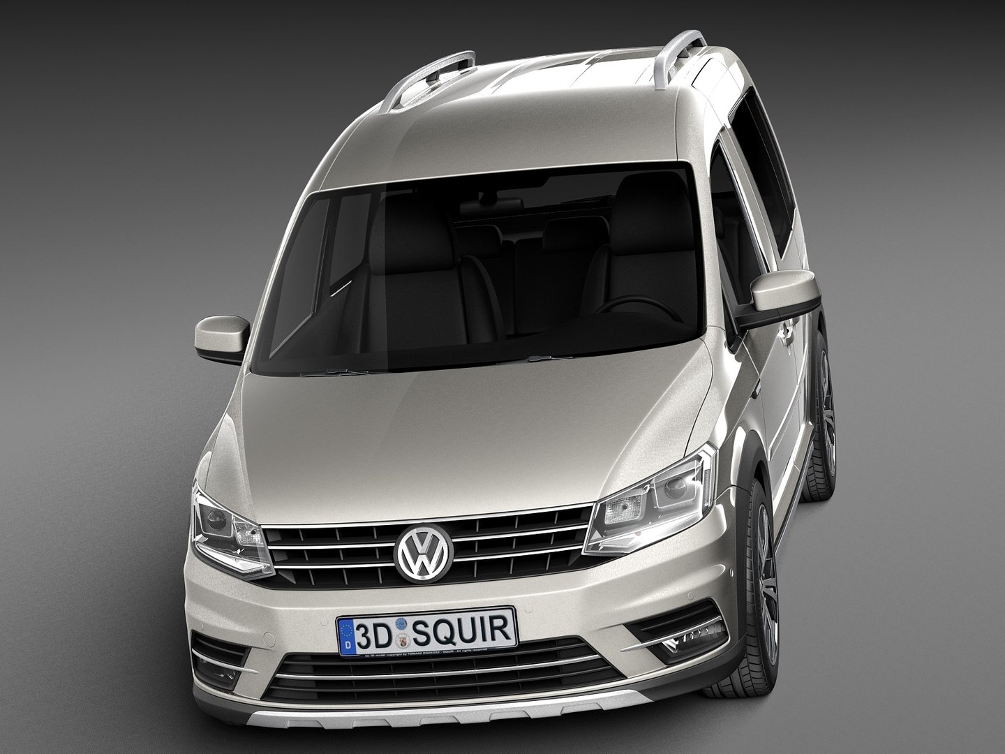 3d 2016 volkswagen caddy