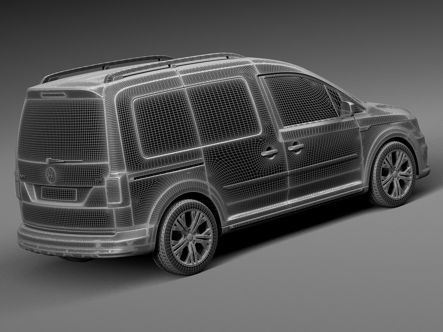 3d 2016 volkswagen caddy
