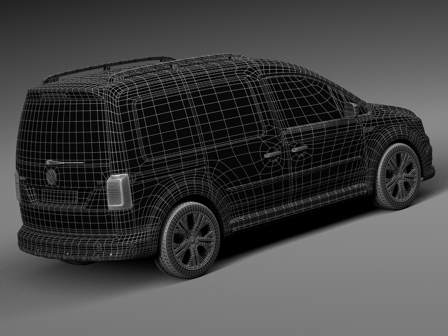 3d 2016 volkswagen caddy