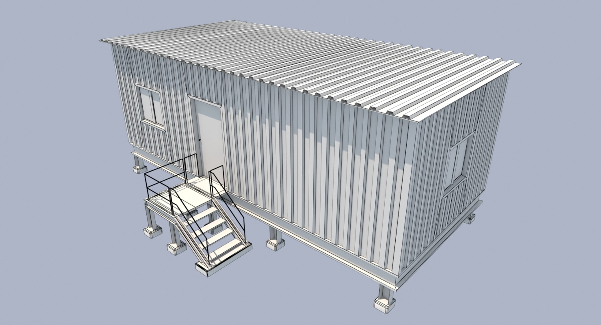 Real Container 3D Model - TurboSquid 1150430