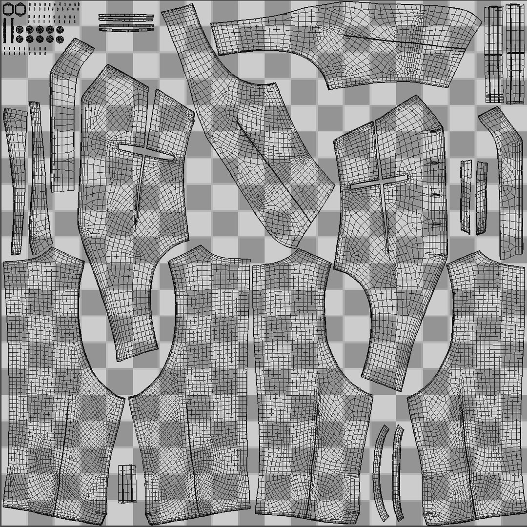 3D Model Mesh Men S Shirt - TurboSquid 1674339