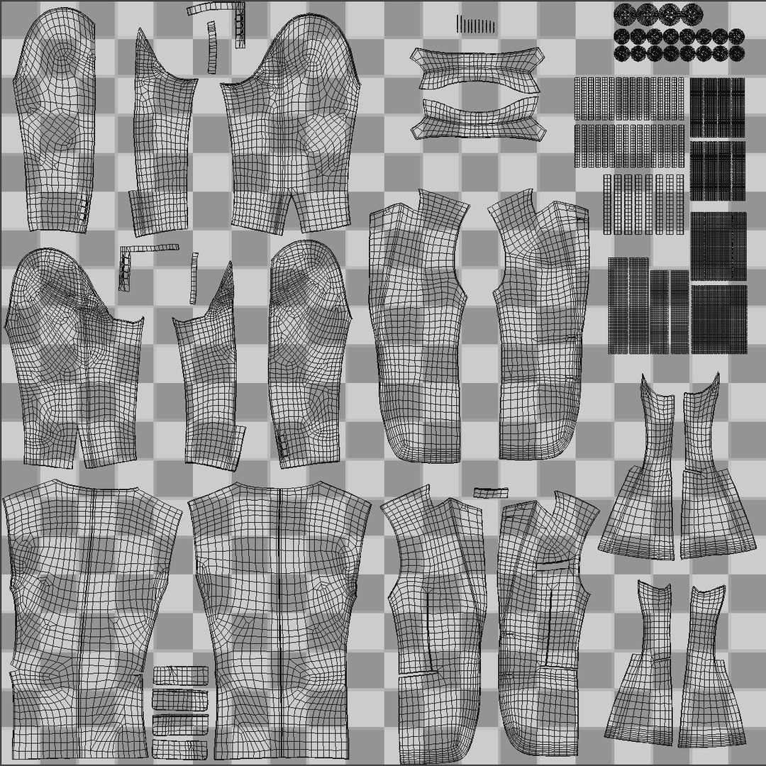 3D Model Mesh Men S Shirt - TurboSquid 1674339