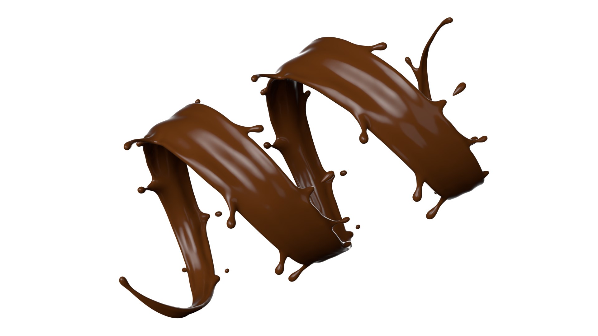 3D Chocolate Spiral Shape - TurboSquid 1970717