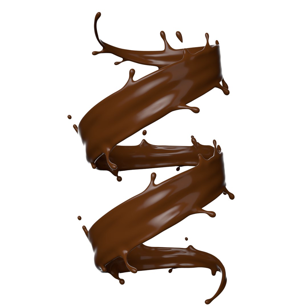 3D Chocolate Spiral Shape - TurboSquid 1970717