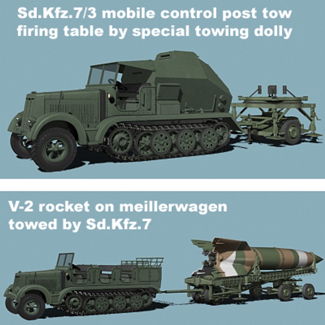 3ds Wwii V-2 Sd Kfz