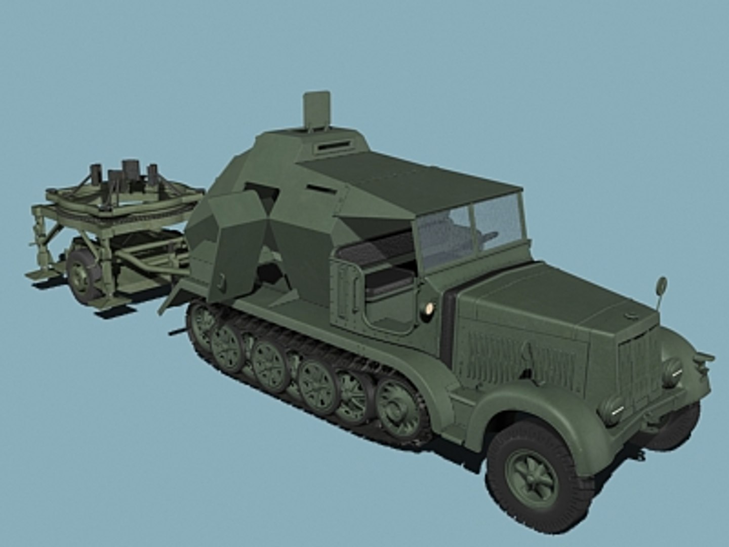 3ds Wwii V-2 Sd Kfz