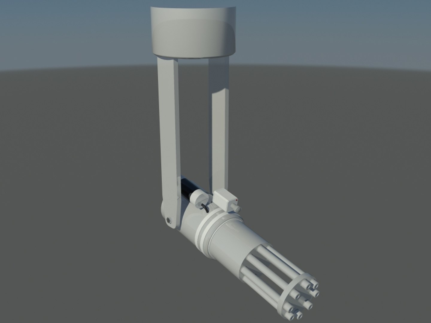 mini turret 3d max