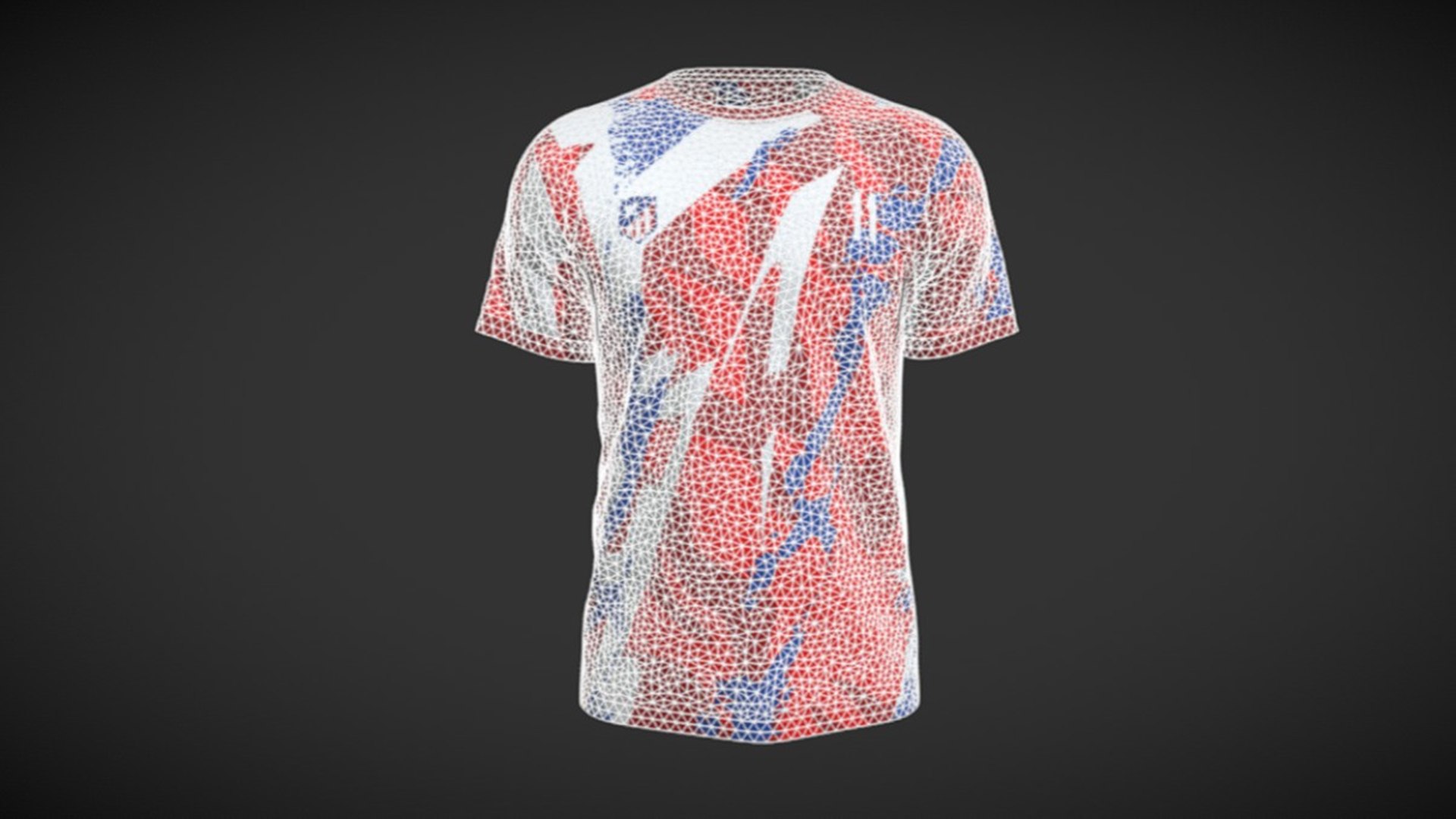 3D Soccer Red Print Jersey-11 In Low Poly - TurboSquid 2375092