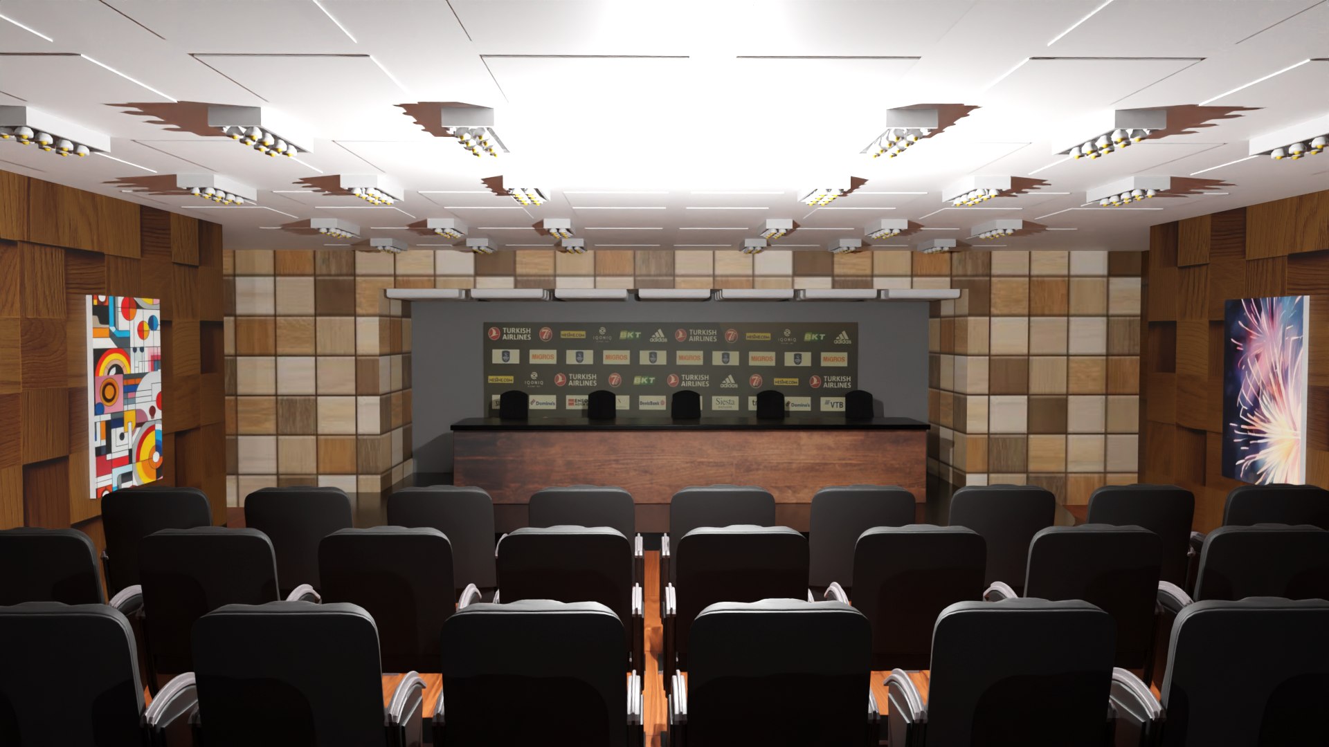 Conference Hall 3D Model - TurboSquid 2178823