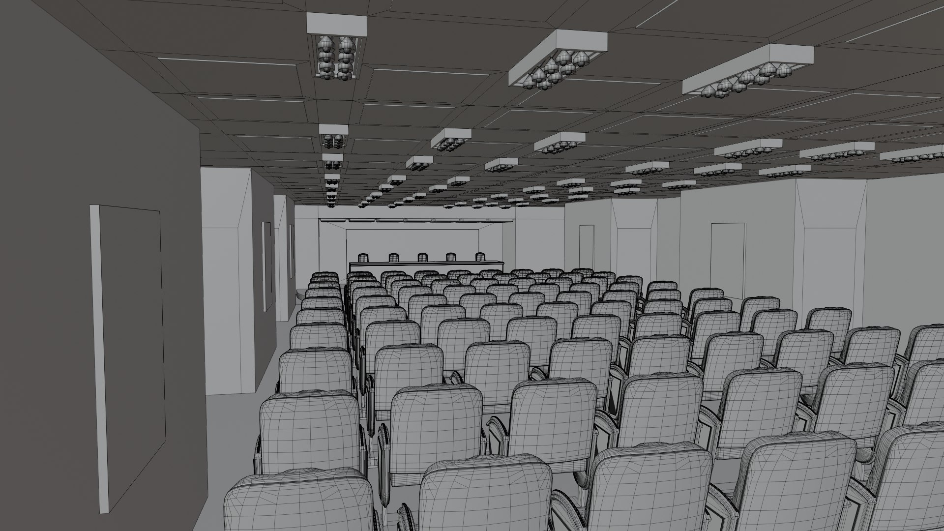 Conference Hall 3D Model - TurboSquid 2178823