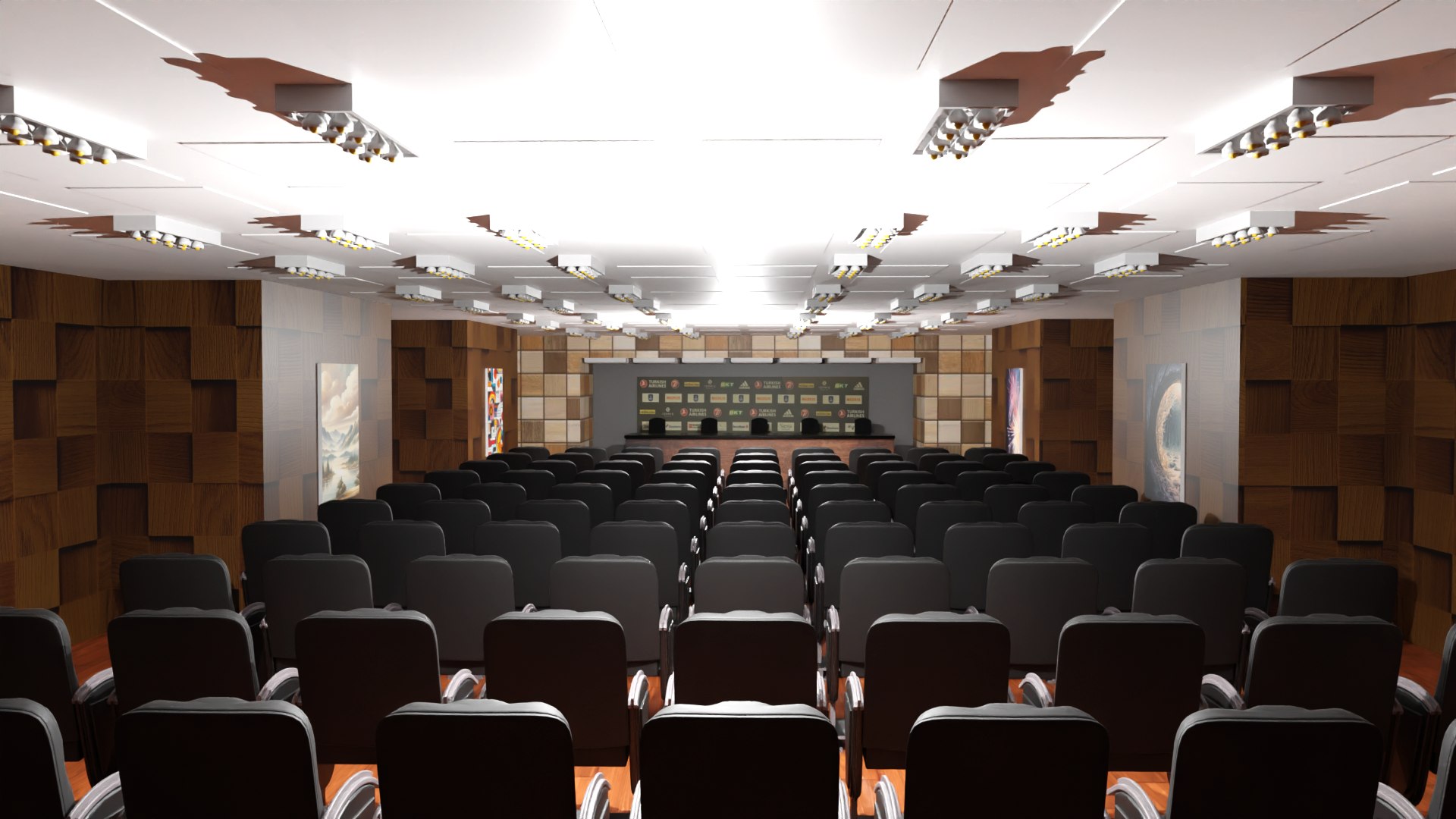 Conference Hall 3D Model - TurboSquid 2178823