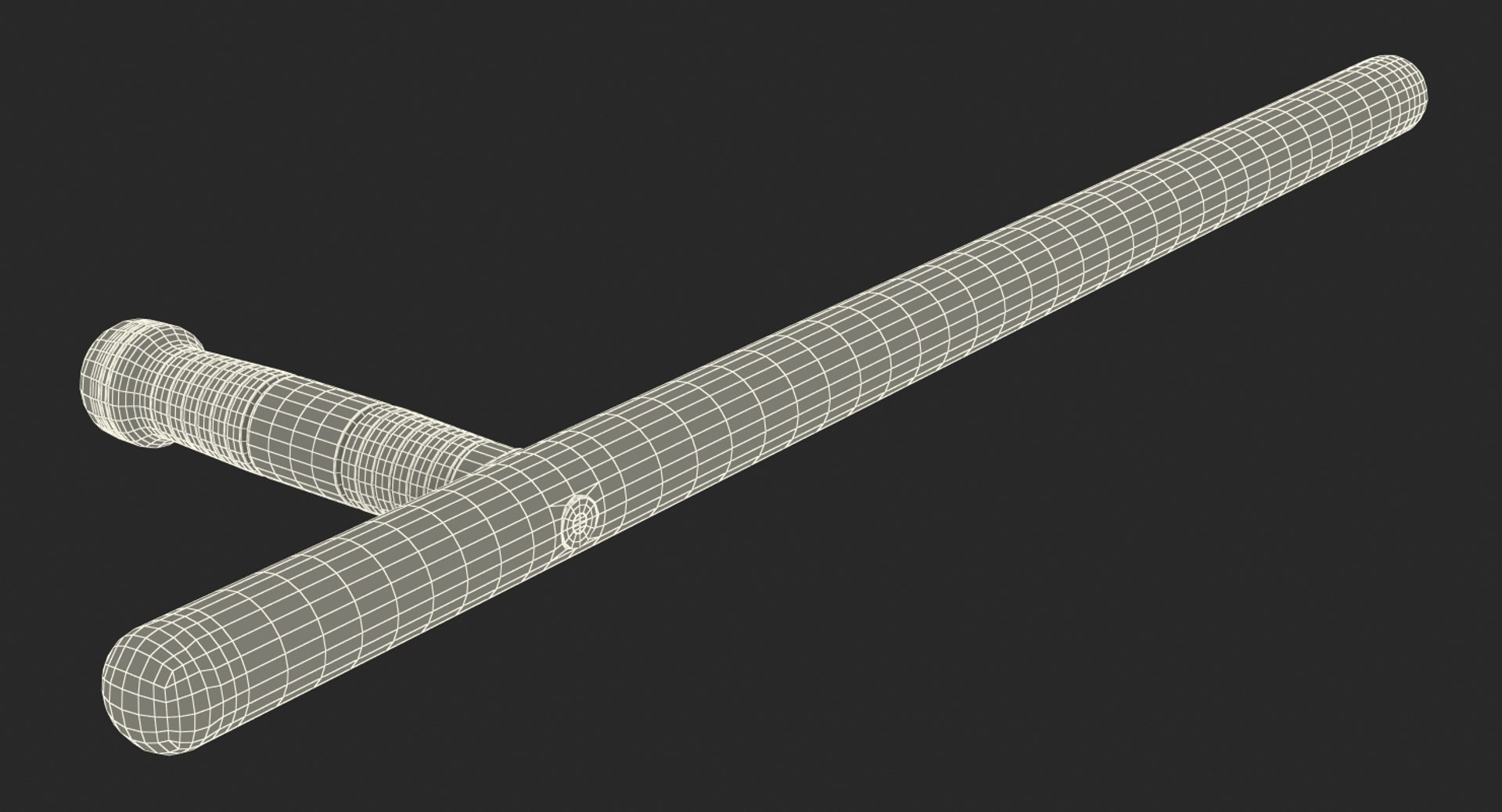 3d Model Police Handle Baton