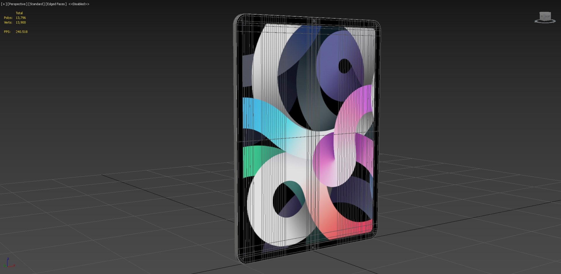 3D apple ipad air 4 model - TurboSquid 1662035