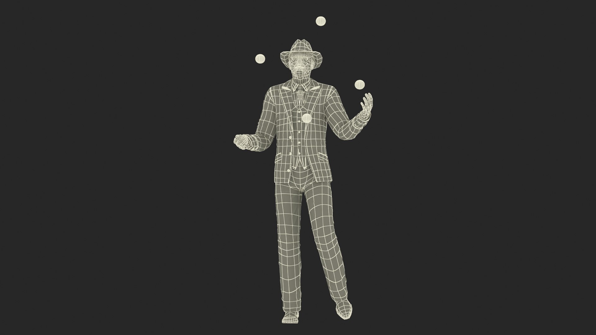 Juggler With Balls 3D Model - TurboSquid 2322251