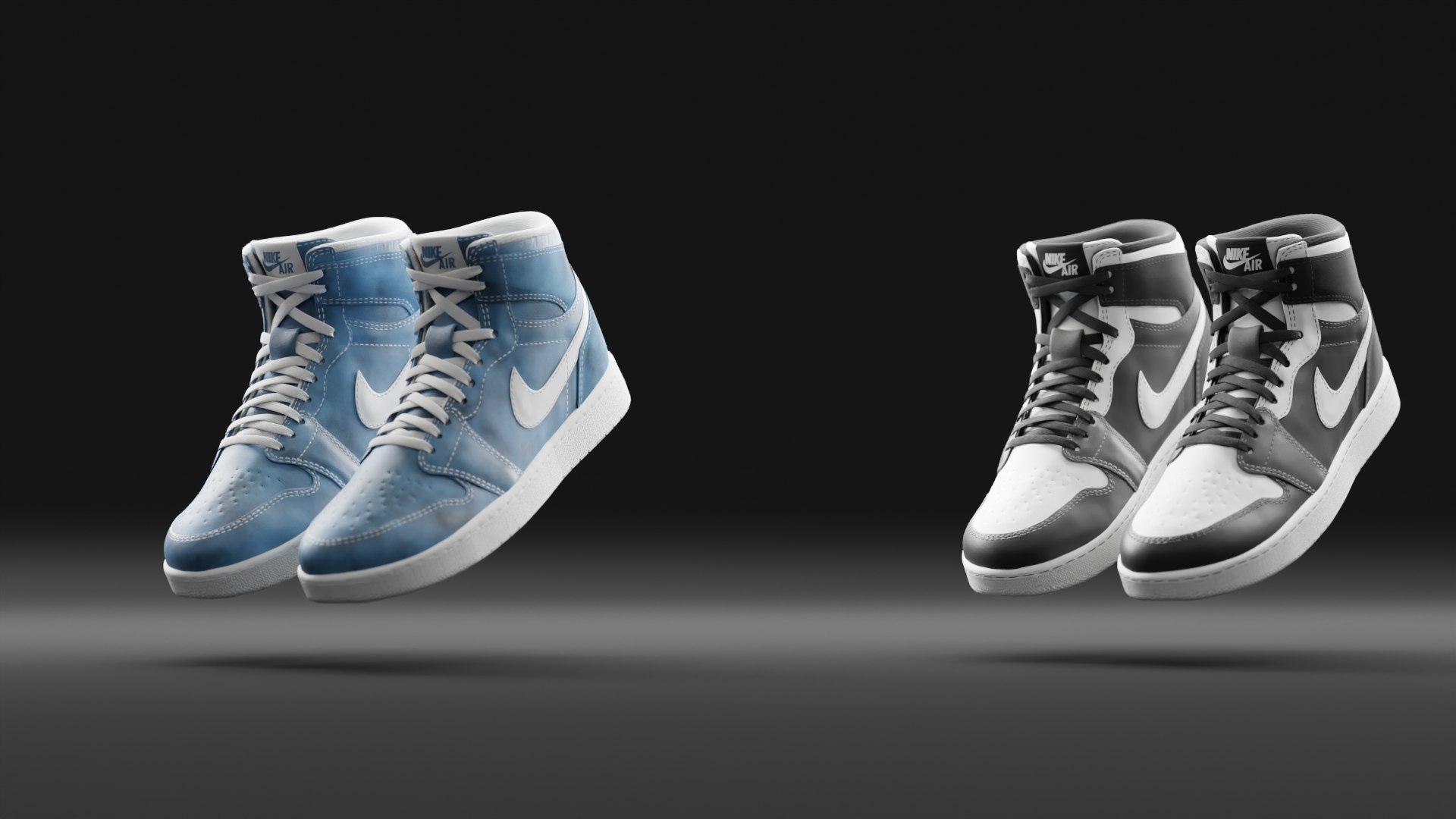 3D Air Jordan Nike Shoes - Pack Of 10 - Highpoly - TurboSquid 2191999