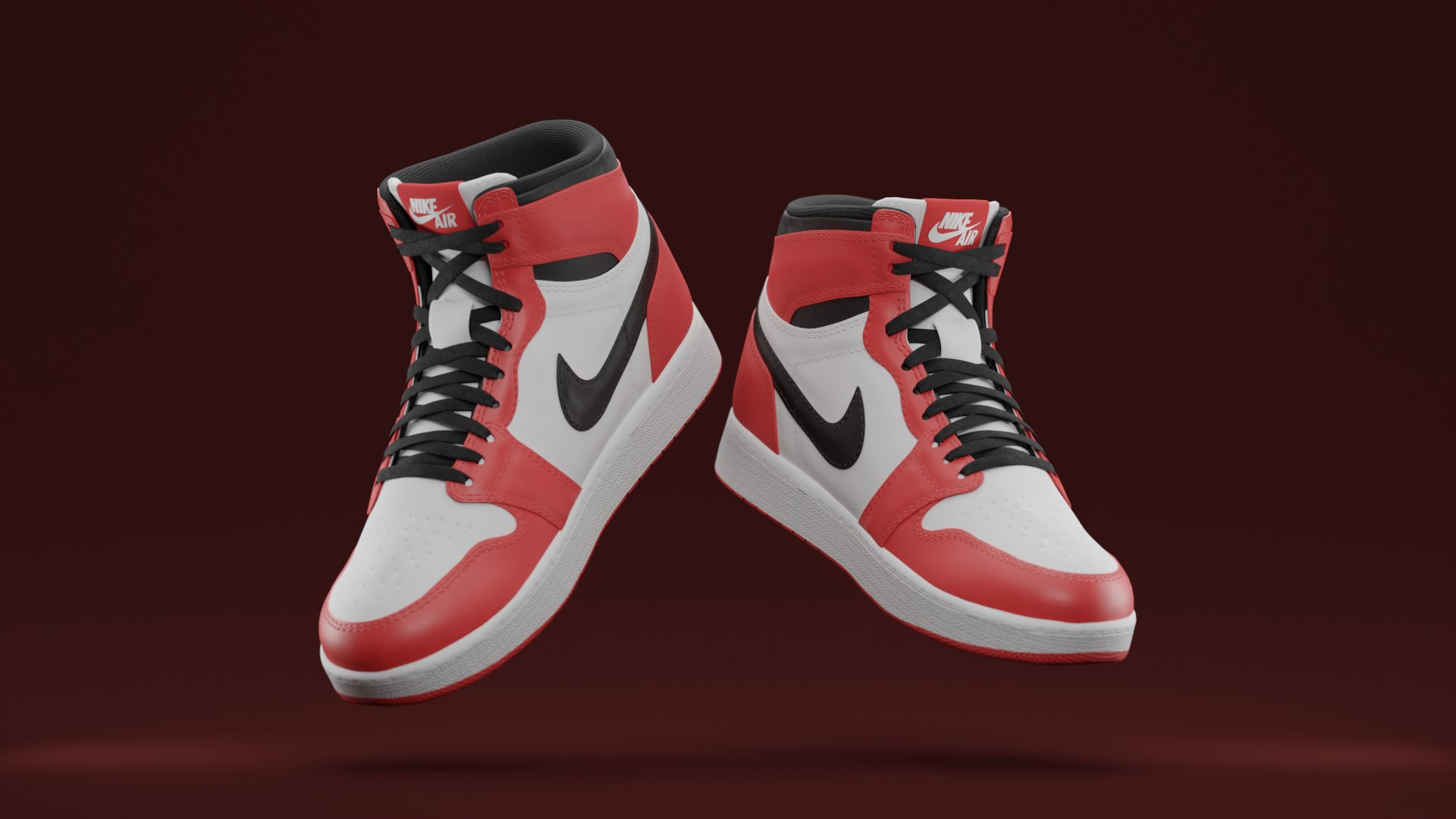 3D Air Jordan Nike Shoes - Pack Of 10 - Highpoly - TurboSquid 2191999