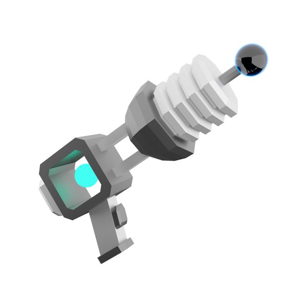 3D модель 3d Futuristic Sci-Fi Assault Pistol lowpoly icon - TurboSquid ...
