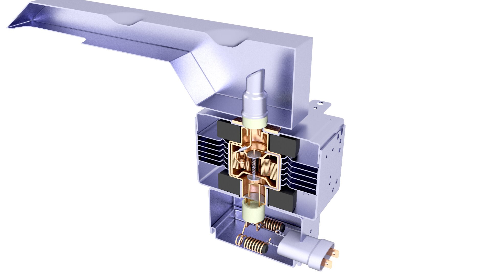 3D Diagram Magnetron Model - TurboSquid 1581265